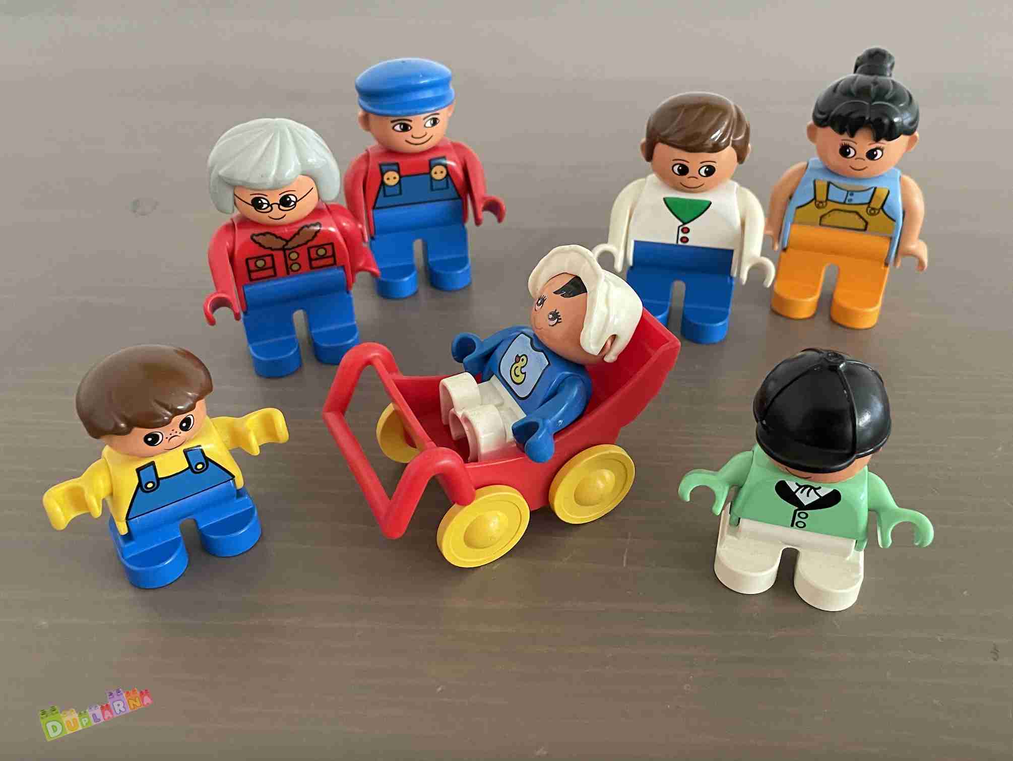 Lego Duplo - Rodinka / Rodina (máma, táta, miminko, kočárek...) | Duplárna