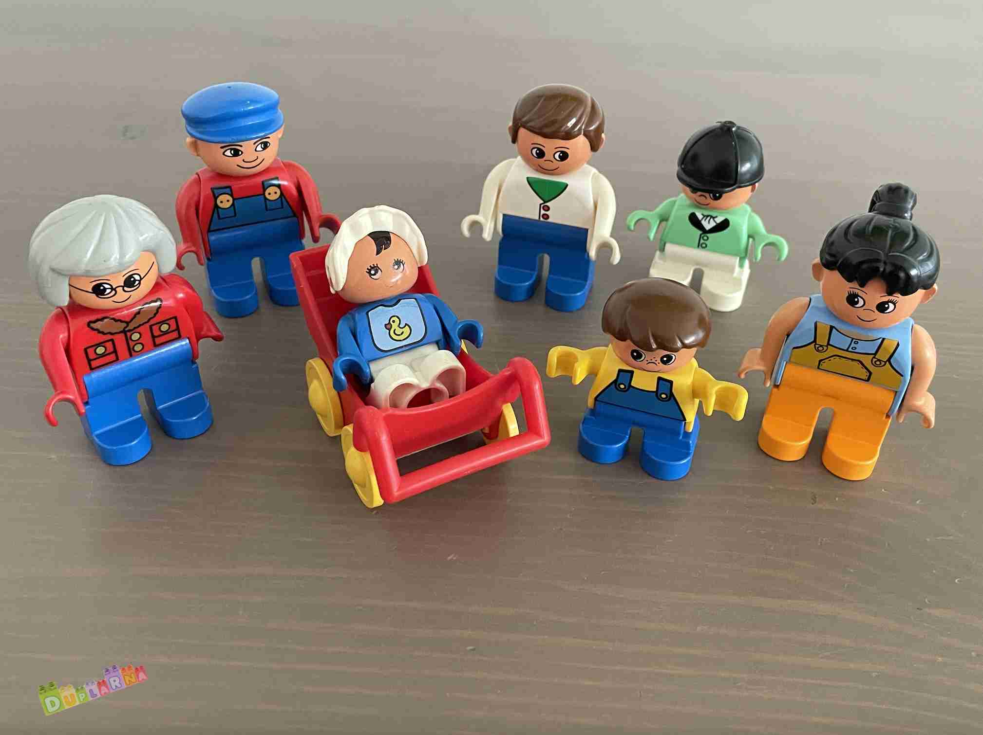 Lego Duplo - Rodinka / Rodina (máma, táta, miminko, kočárek...) | Duplárna
